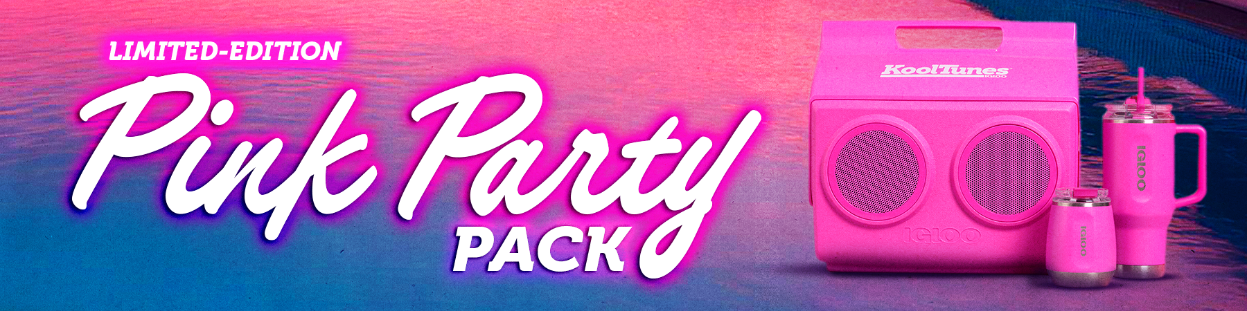 Limited-Edition Pink Party Pack | Igloo